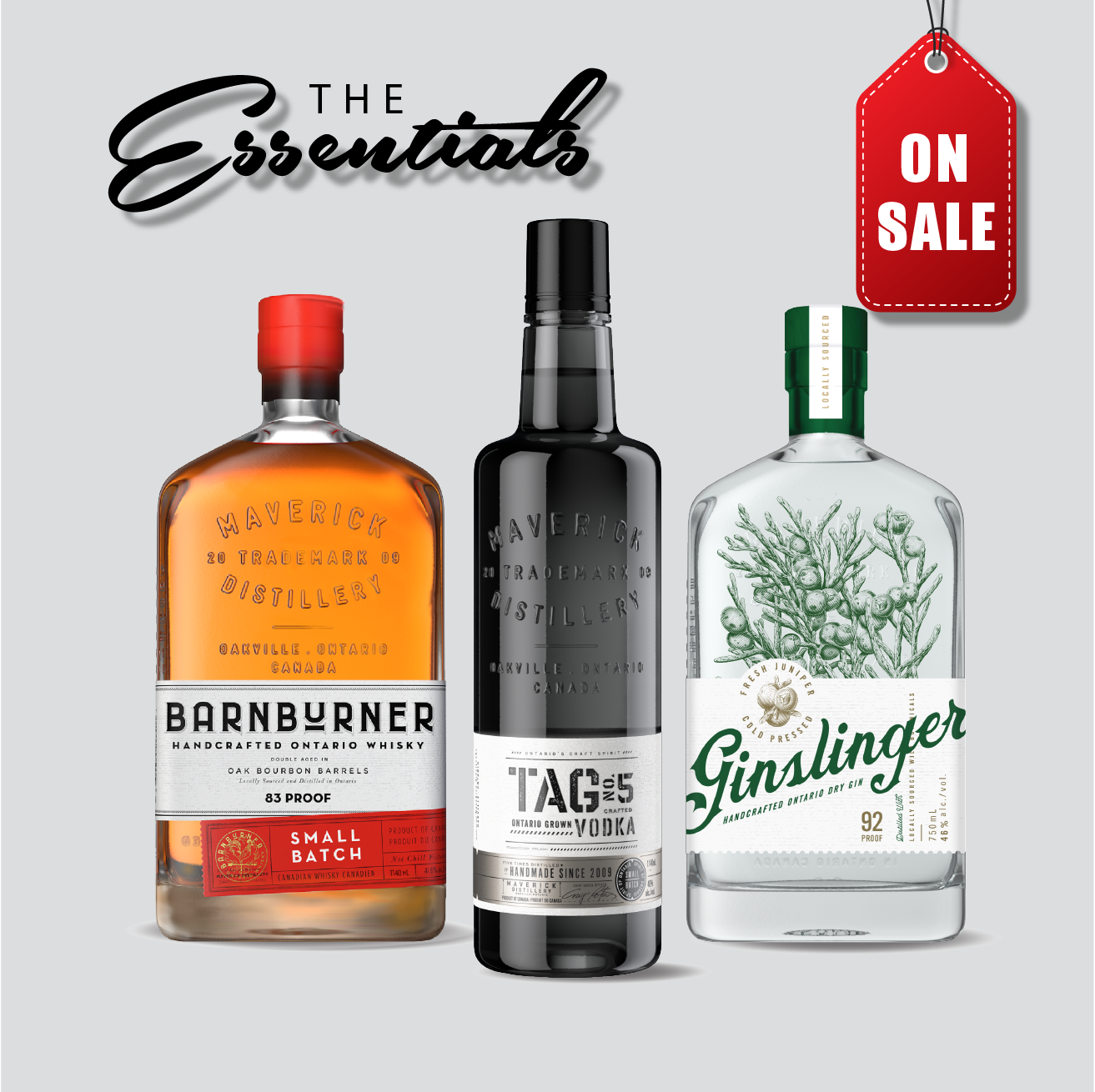 Essential Whisky, Vodka & Gin - 1140 Bundle – Maverick Distillery